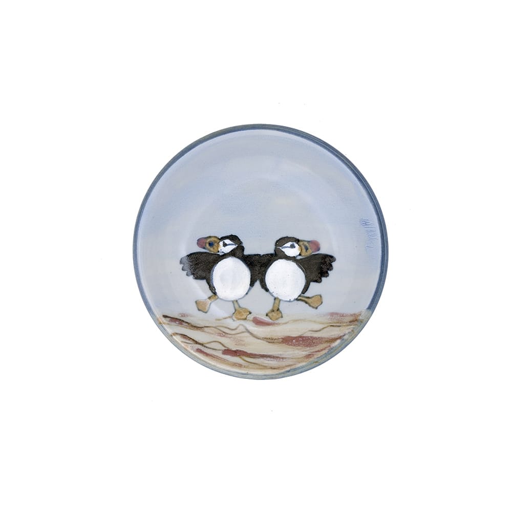 6" Dessert Dish - Kids Puffin - Highland Stoneware