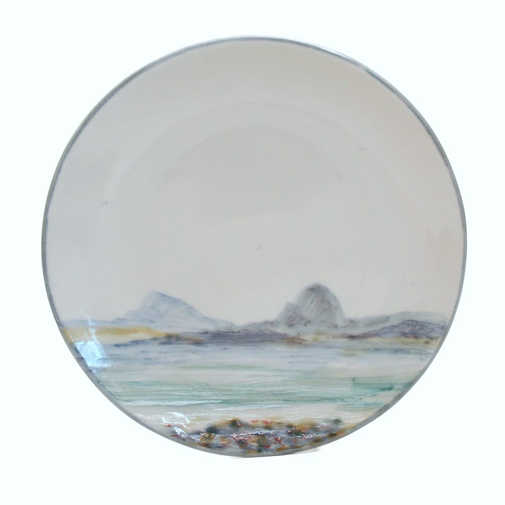 Geo Dinner Plate - Landscape Light - Highland Stoneware