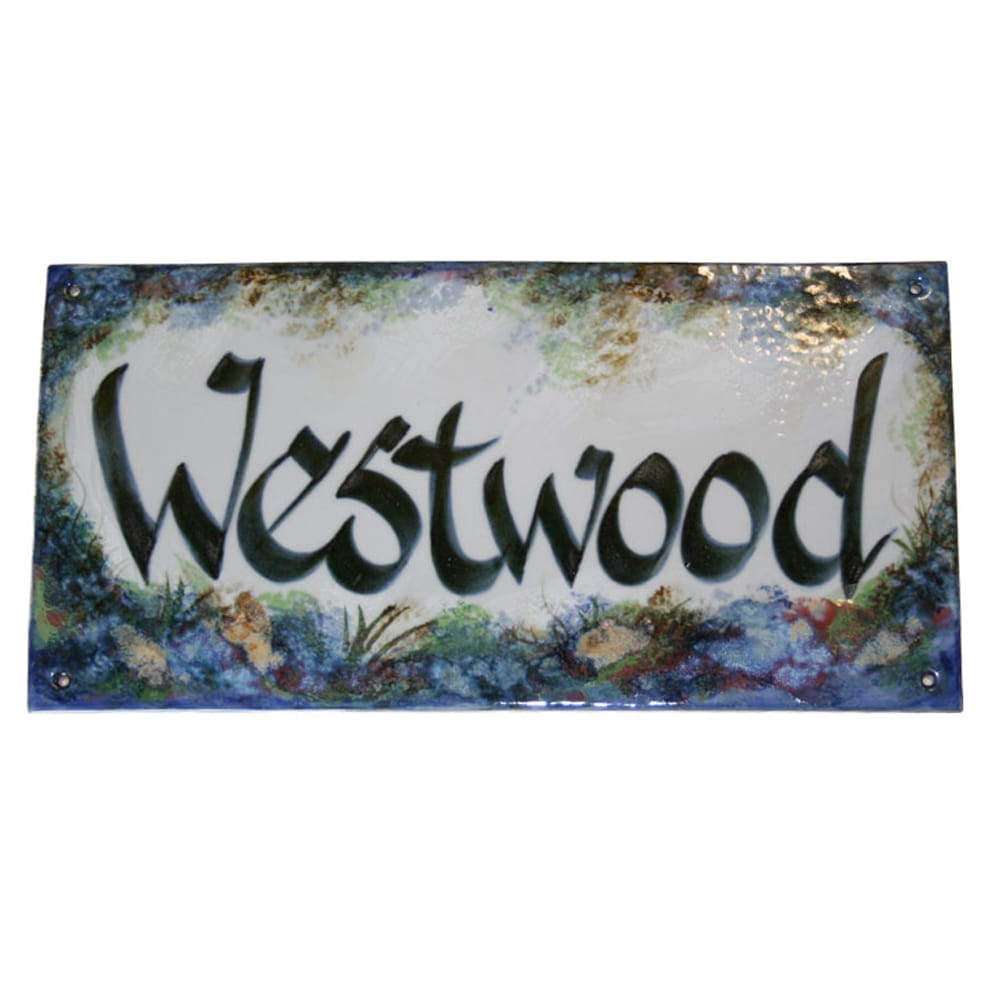 Personalised House Sign - Highland Stoneware