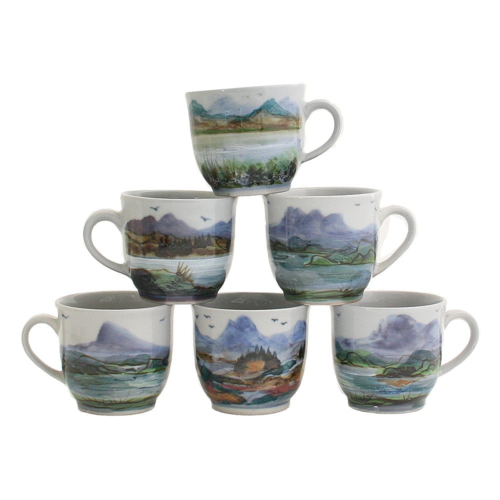 225 Mug - Landscape - 2nd Q - Highland Stoneware