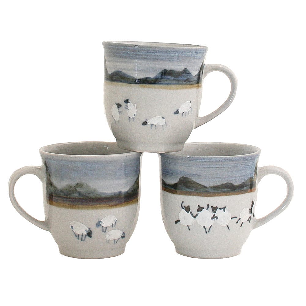 425 Mug - Sheep - 2nd Q - Highland Stoneware