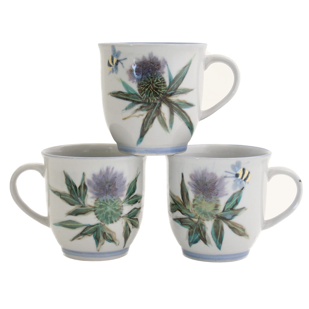 425 Mug - Thistle - 2nd Quality - Highland Stoneware